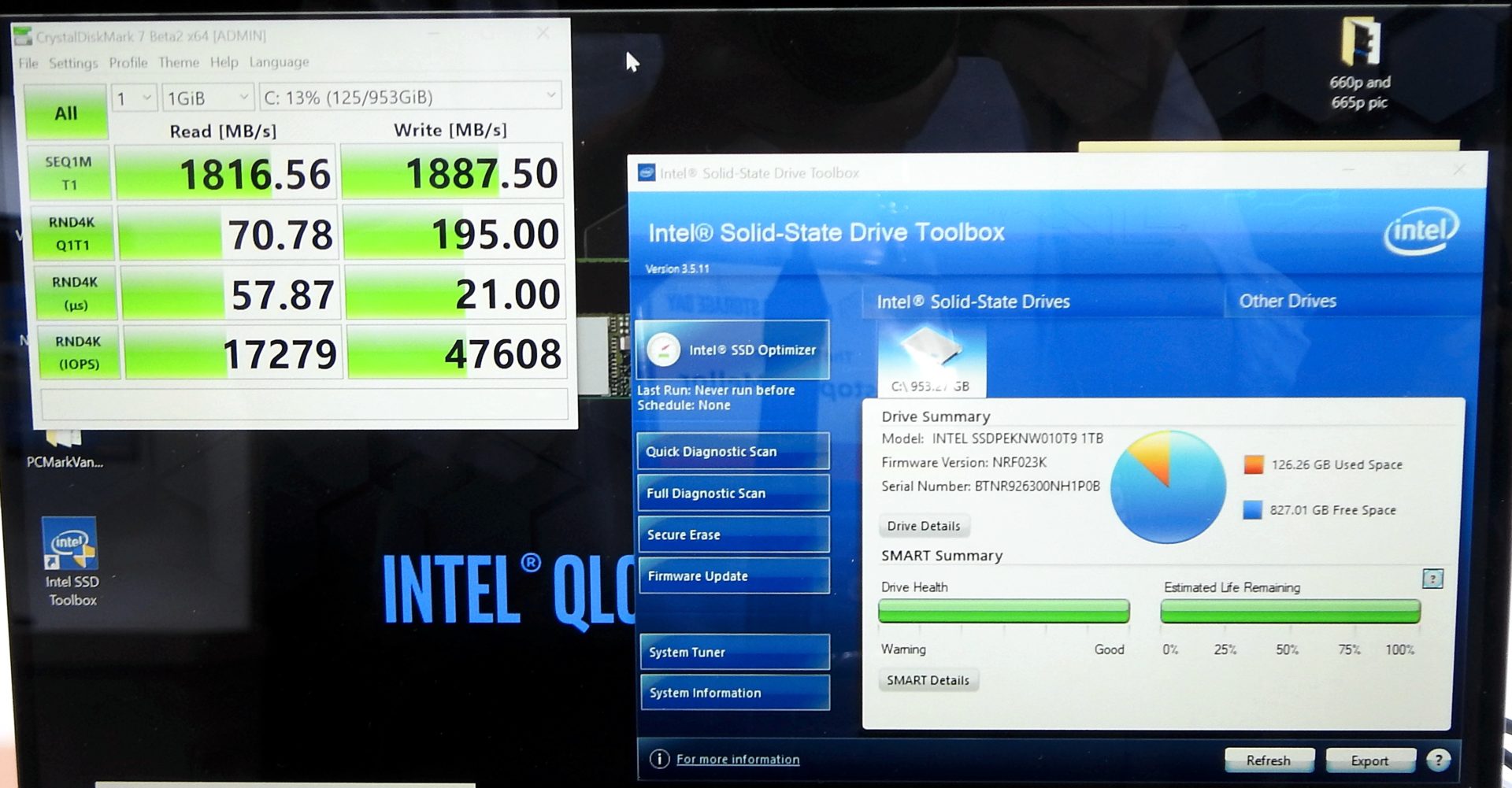 Intel showcases the 665P - a faster, denser consumer-level QLC flash drive