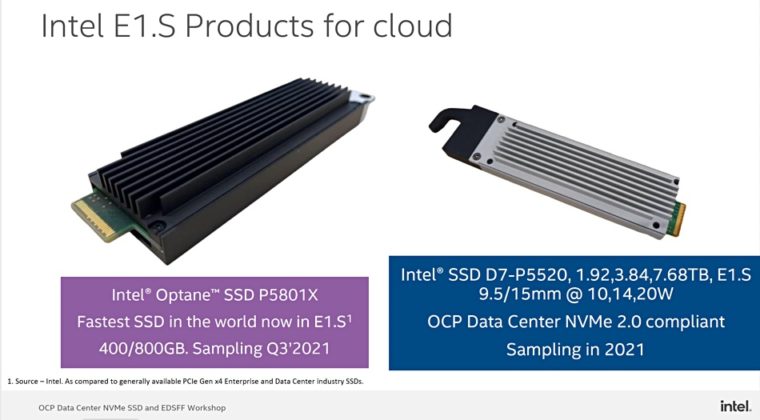 Intel teases short-ruler Optane drive with speed boost and NAND SSD to OCP