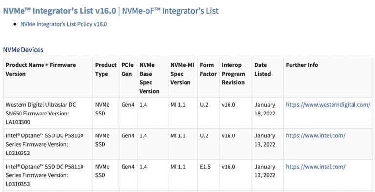 Two new Optane drives surface in New Hampshire