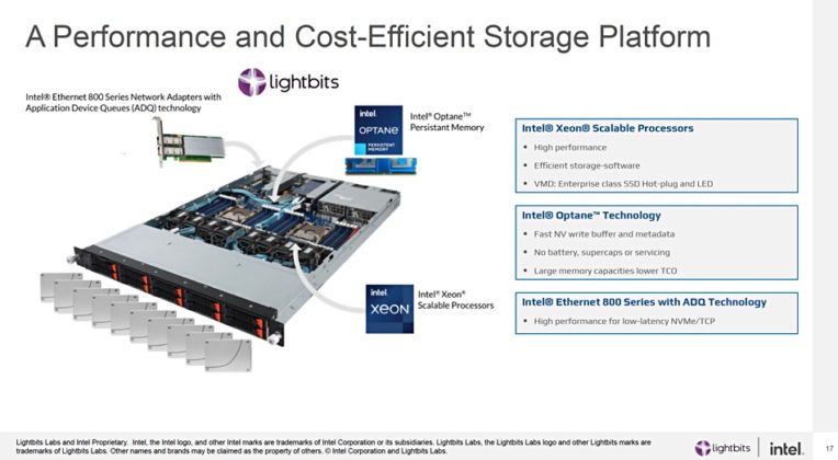 Intel planning big Lightbits NVMe/TCP storage push – Blocks and Files