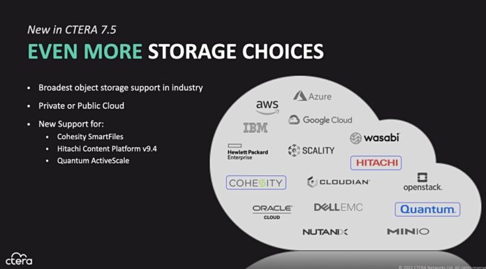 CTERA adopts more multi-cloud ideas