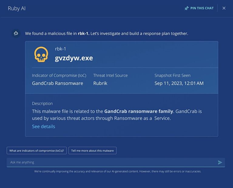 Rubrik runs Ruby copilot on GenAI rails