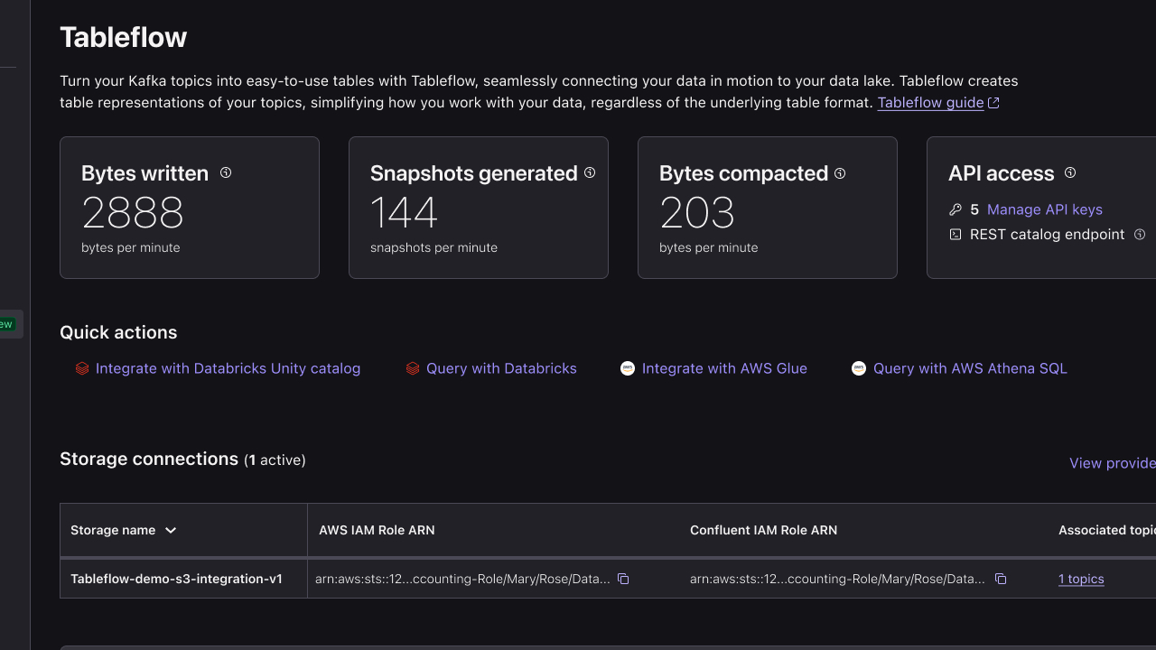 Confluent Tableflow unlocks real-time AI with Delta Lake and Iceberg